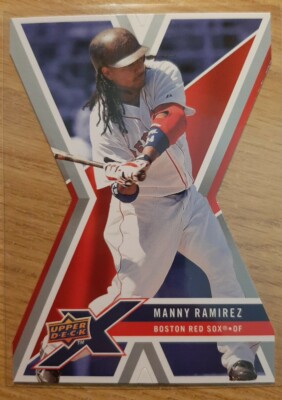 2008 UPPER DECK X DIE-CUT MANNY RAMIREZ #13 BOSTON RED SOX | eBay