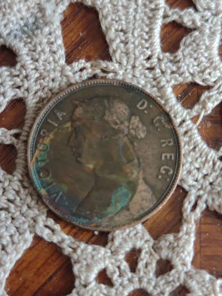 LOT OF OLD SILVER & COPPER COINS FROM THE 19th & EARLY 20th CENTURIES ...