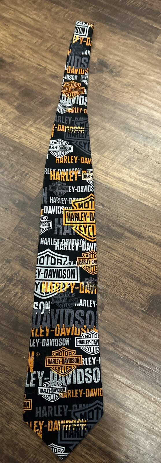 ~Harley Davidson Silk Tie~ HD Logo Collage - Gem