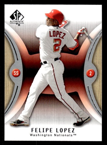 Felipe Lopez Washington Nationals 2007 SP Authentic #51 | eBay