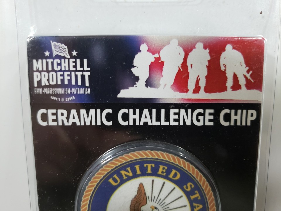 NEW MITCHELL PROFFITT LICENSED UNITED STATES NAVY CERAMIC CHALLENGE ...