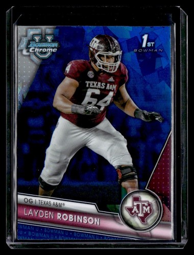 Layden Robinson 2023 Bowman Chrome University Sapphire RC Card #125 | eBay