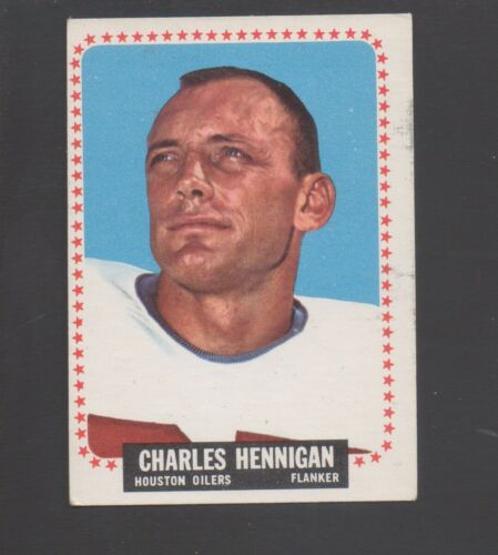 1964 Topps Football Card #75 Charles Hennigan-Houston Oilers Ex Grade ...