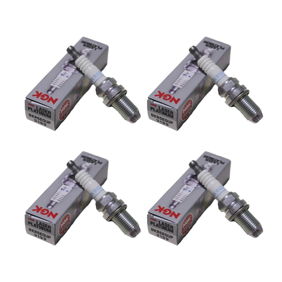 8 plugs FOR ngk 3199 Laser Platinum Sparkplugs BKR6EQUP | eBay