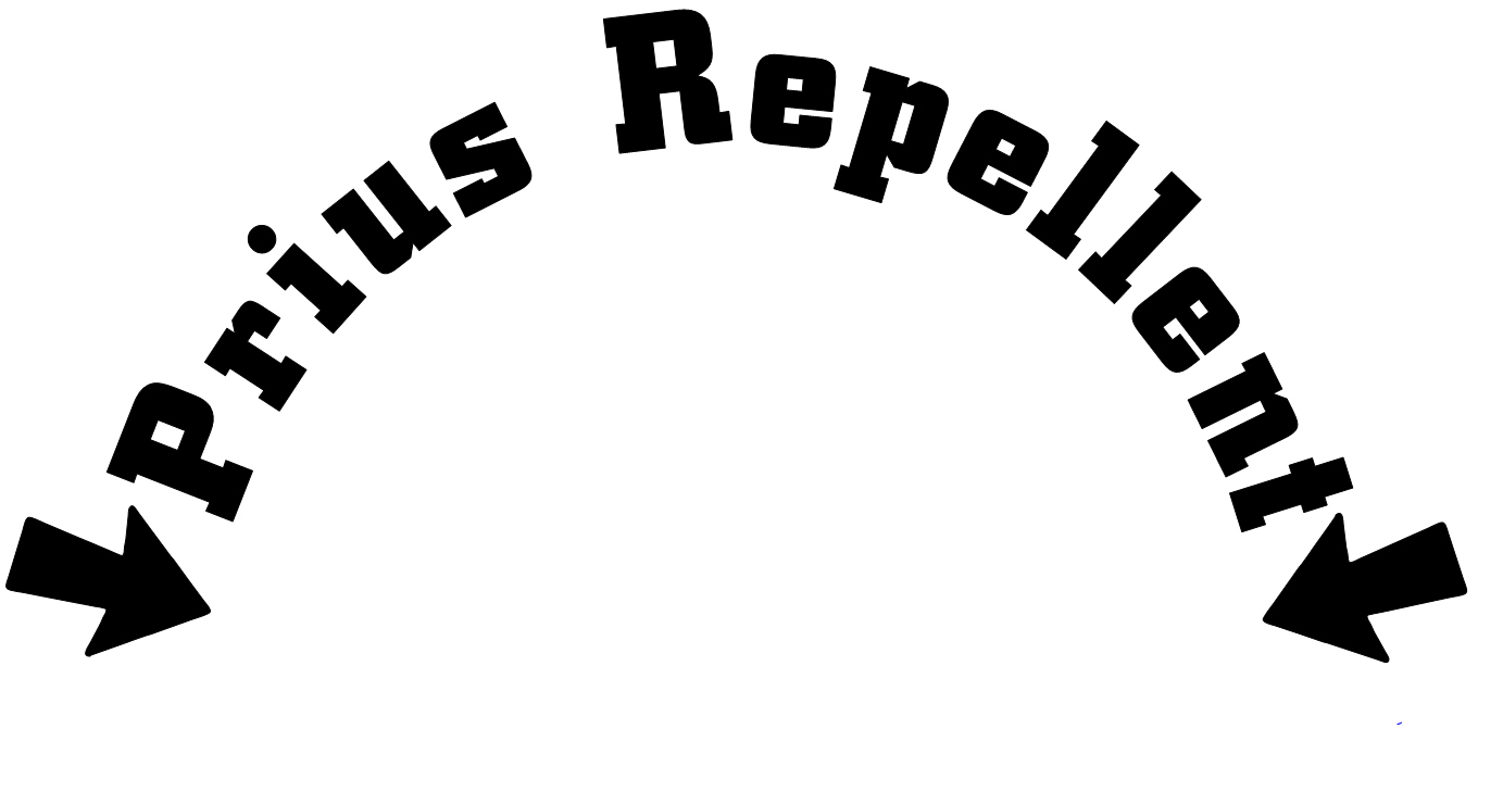 "Prius Repellent" vinyl stickers decal NHRA NASCAR Deisel Truck Car ...