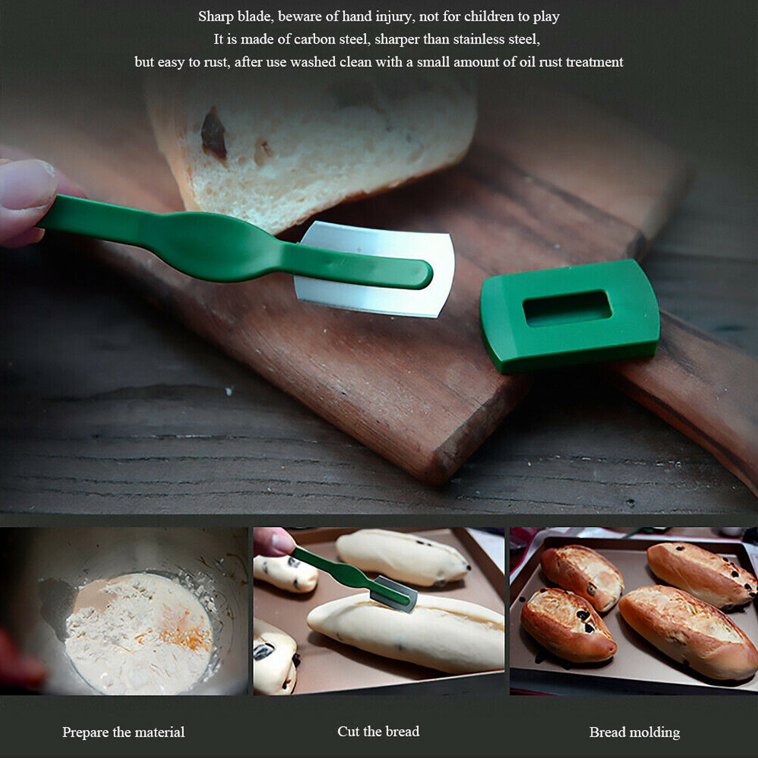 Bread Bakers Blade Lame Slashing Tool Dough Cutter Accessories w ...