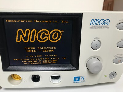 Novametrix Nico Cardiopulmonary Management System | eBay
