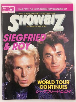 VTG Showbiz Magazine September 24 1989 Siegfried & Roy World Tour No ...