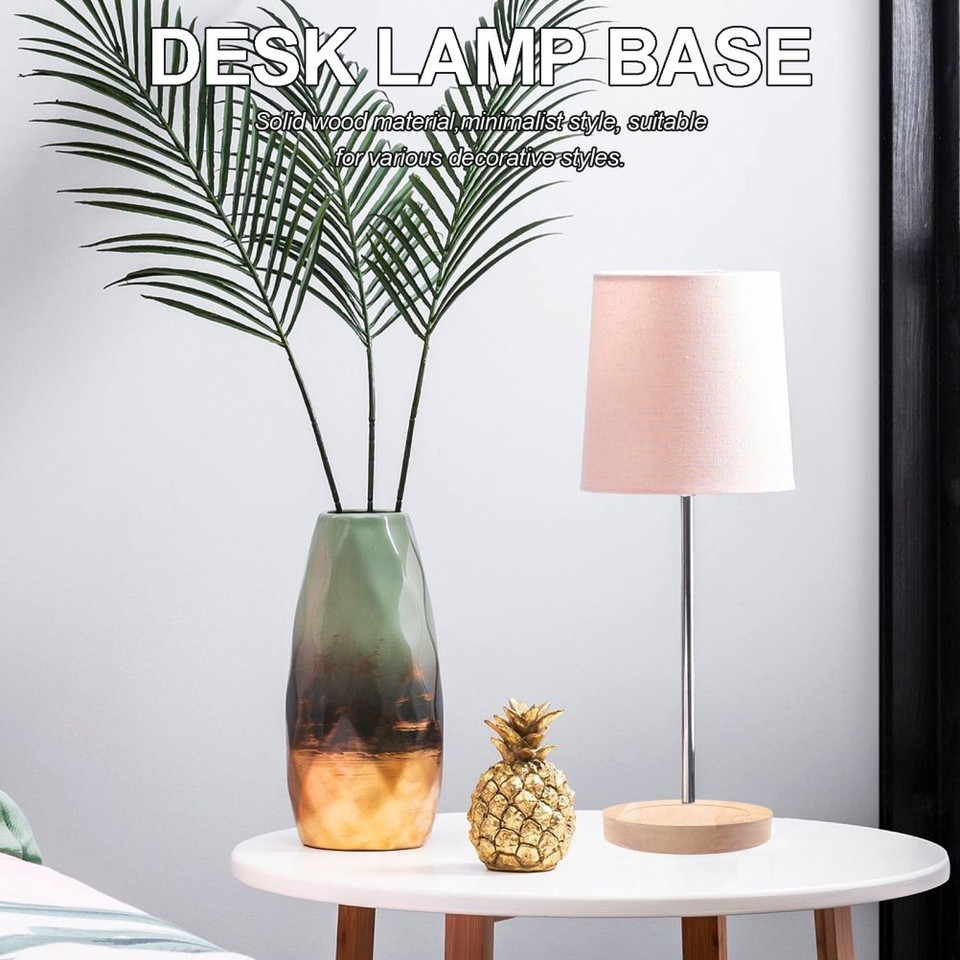 DIY Wooden Lamp Base Round Lamp Base Concave Lamp Stand for Lamps and ...