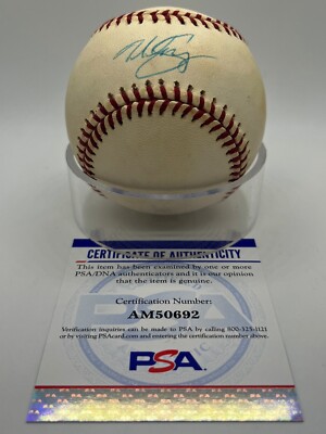 Mike Sweeney Kansas City Royals Signed Autograph OMLB Baseball PSA DNA ...