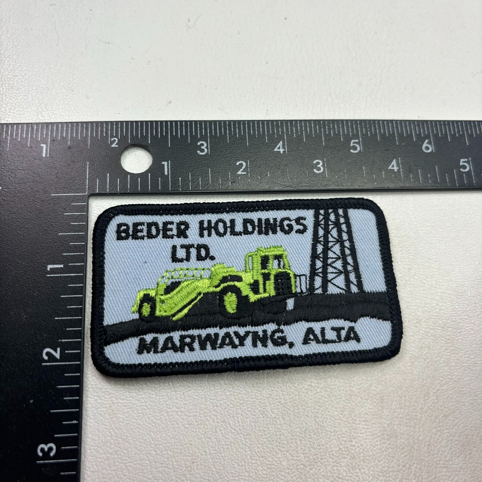 Vtg MARWAYNG ALBERTA CANADA BEDER HOLDING LTD. Patch (Oil, Equipment) 001R | eBay