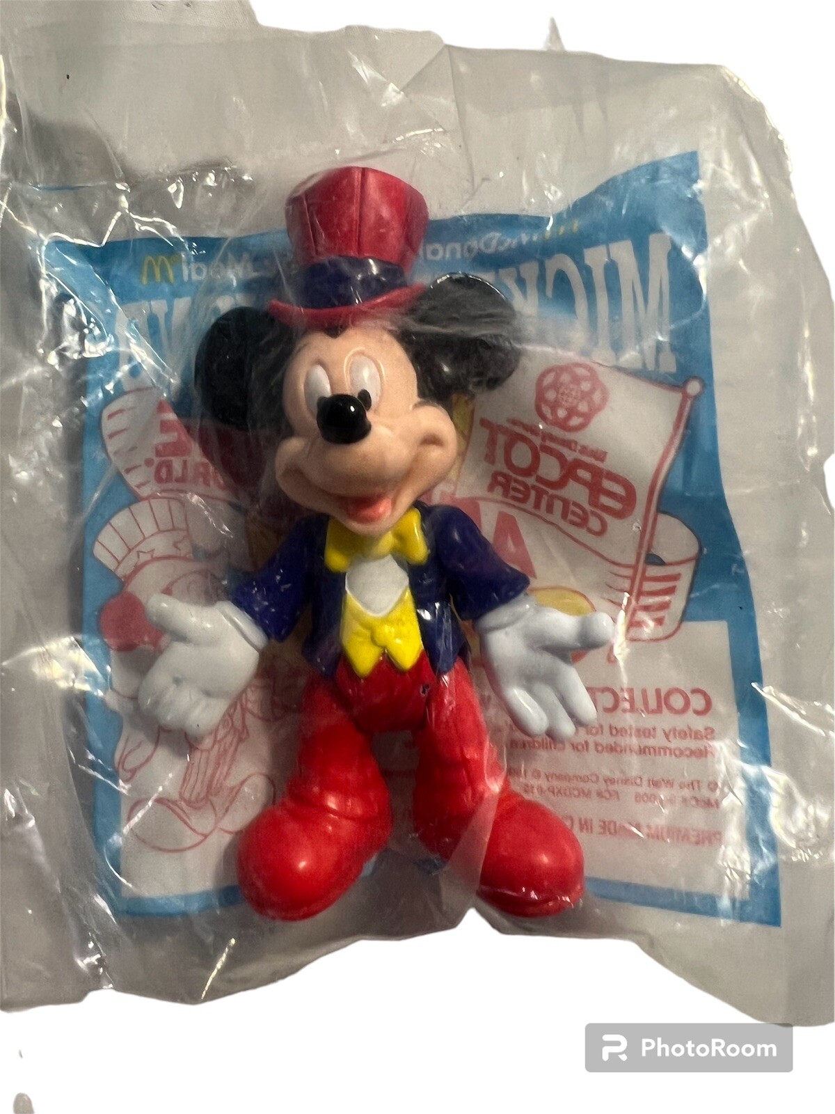 Mickey Mouse McDonalds Happy Meal Toy USA Epcot Figure 1993 | eBay