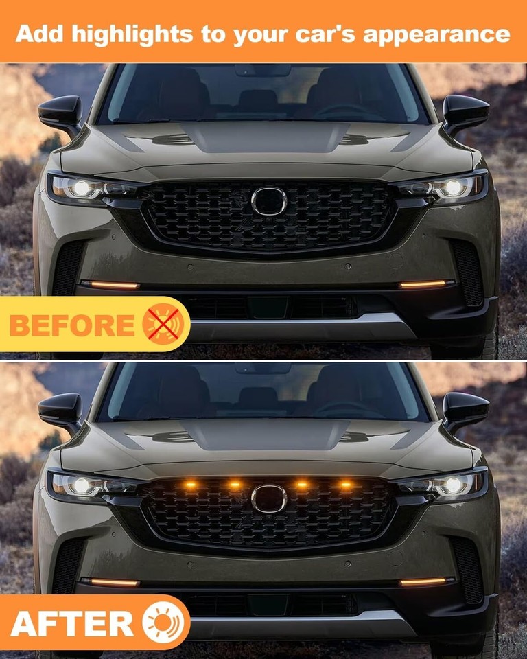 LED Grill Lights for Mazda CX50 2023 2024 2025 Grille Lights CX-50 ...