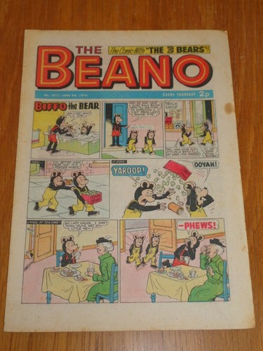 BEANO #1612 9TH JUNE 1973 DC THOMSON BRITISH WEEKLY COMIC* | eBay