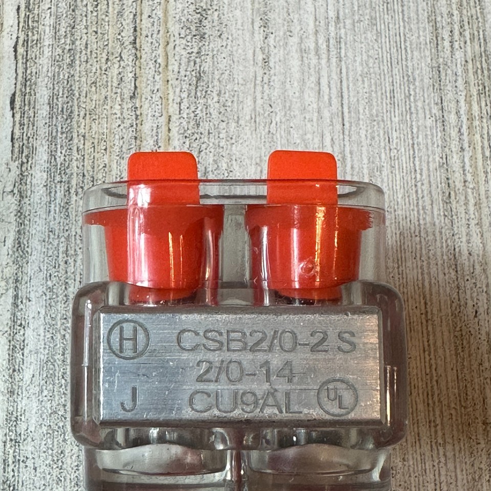 Qty 10 - HOMAC T&B CSB 2/0-2 S Alum Insulated connector block-2 Port 1 ...