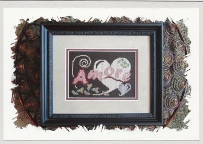 AMORE--Designs by Lisa--Love--Hearts--Valentines--Counted Cross Stitch ...