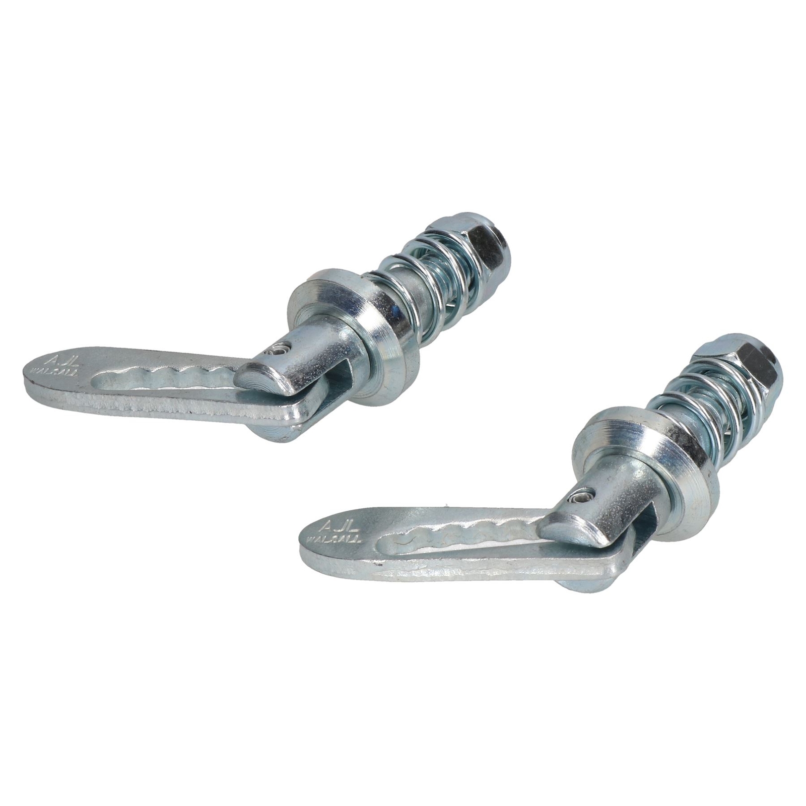 2 x M12 Antiluce Tailgate Drop Catch Trailer Dropside Latch ANTI RATTLE ...