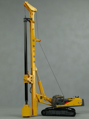 1:35 Scale Model Diecast Machinery XCMG Rotary Drilling Rig Mode ...