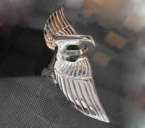 Vintage Bentley Flying B Wing Big Mascot Bonnet Hood Ornament Brass ...