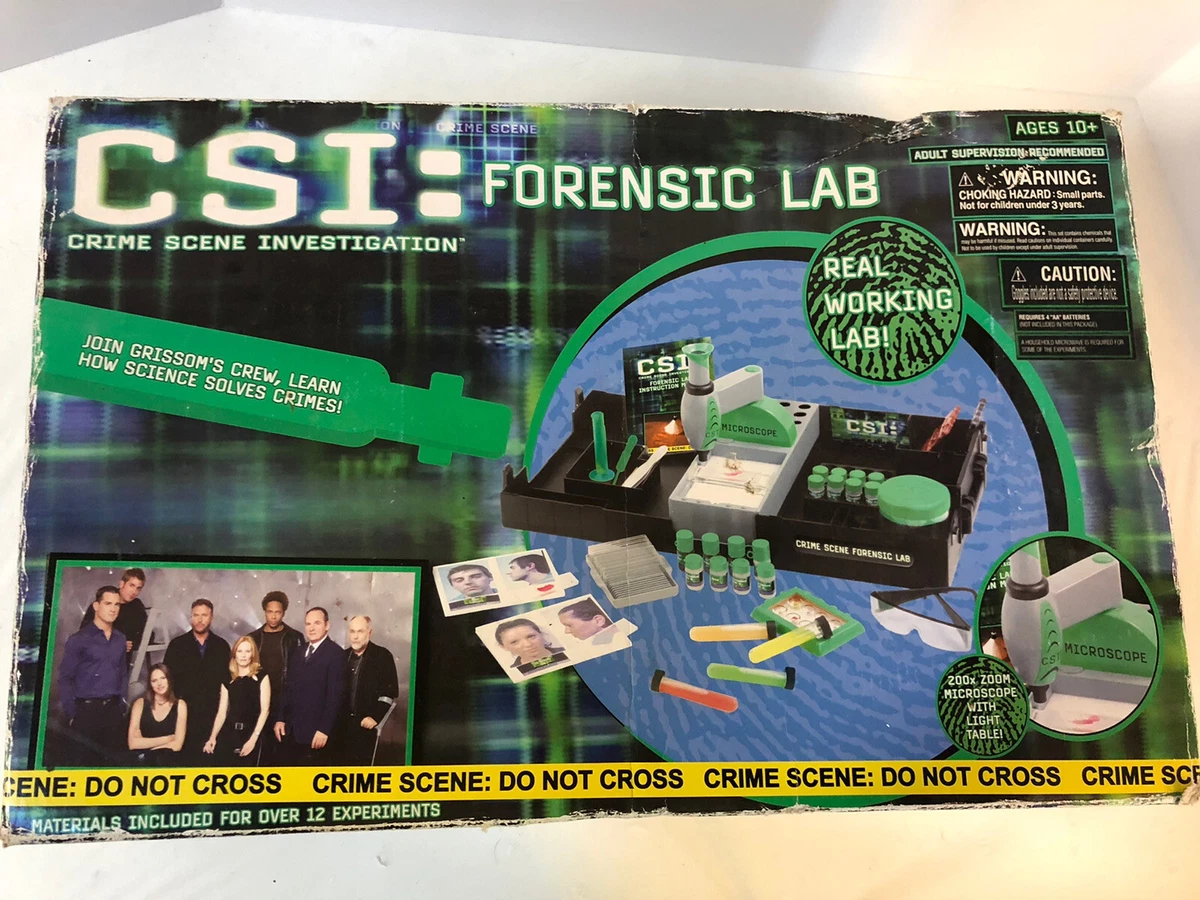 Crime Scene Investigator In Lab