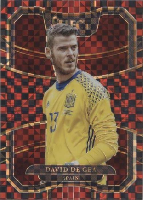 2017-18 Panini Select - Terrace David de Gea #12 Checkerboard Prizm for ...