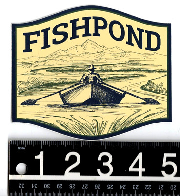 Fishpond Drifter Sticker 5 in x 4.25 in Multicolor Fishing Decal | eBay