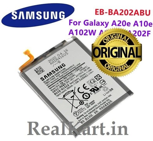Genuine Samsung A10e / A20e EB-BA202ABU Battery Replacement | eBay