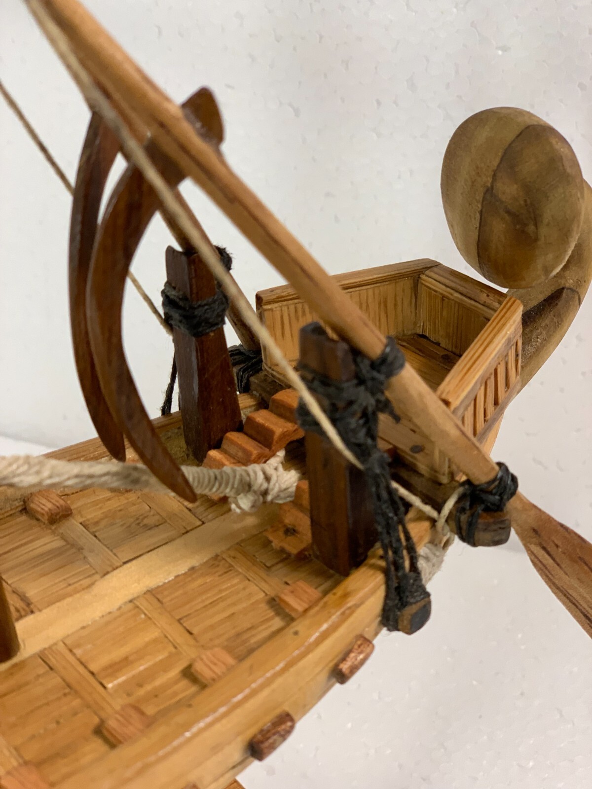 Egyptian model boat of 1500 BCE - Hatshepsut's Punt Expedition | eBay