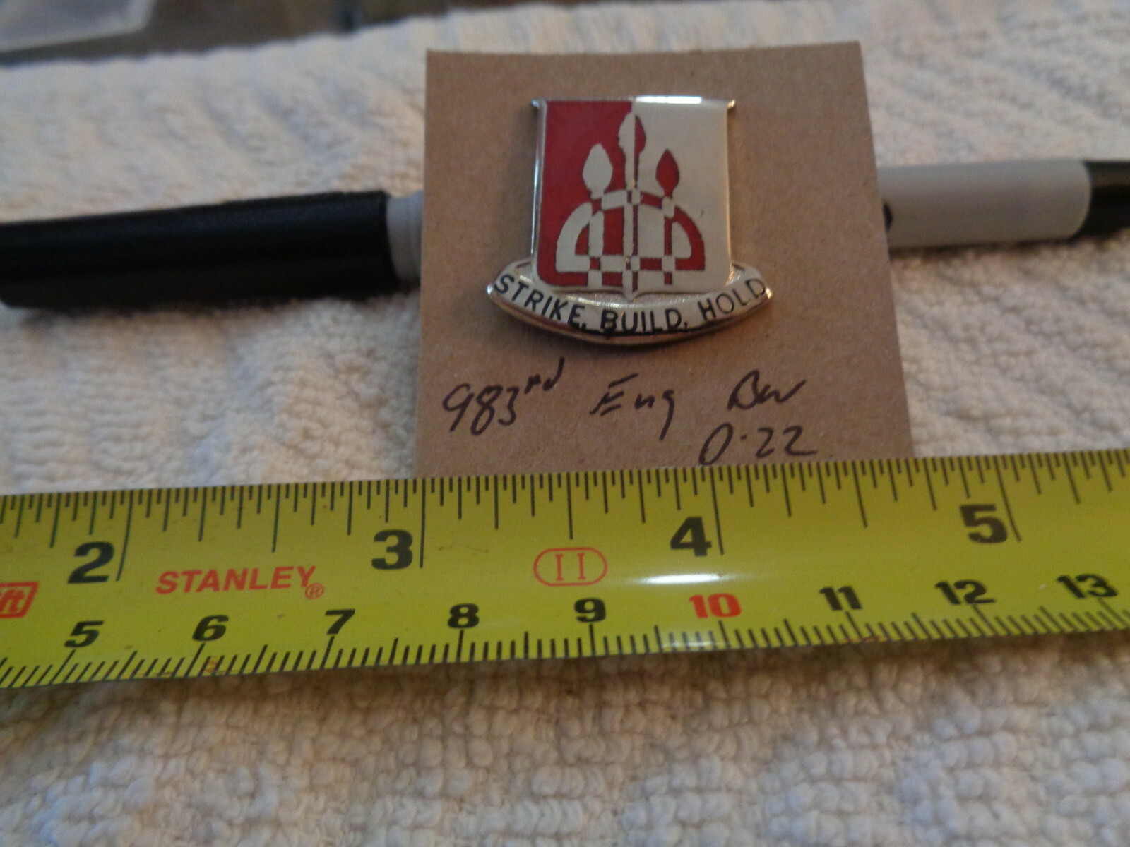 983rd Engineer Battalion D-22 Unit Crest, DI, DUI (DRAW#90) | eBay