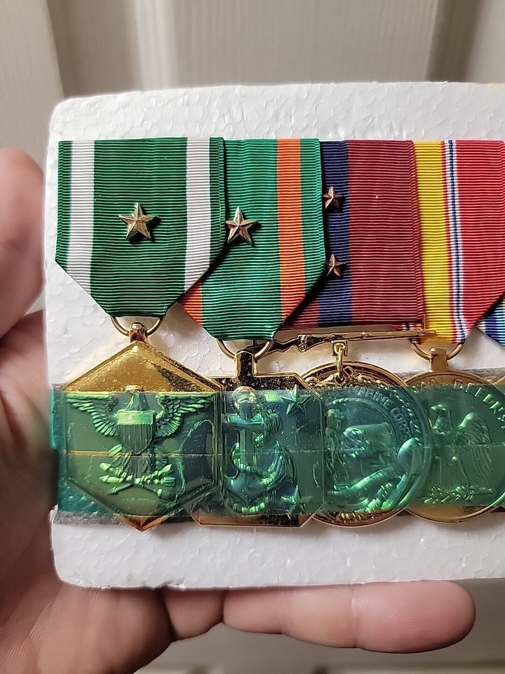 Professionally Mounted USMC Medal Rack ( 6 Medals On Rack ) | eBay