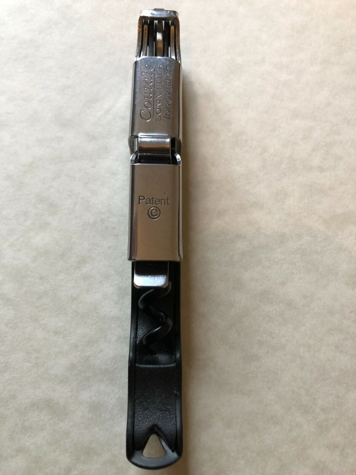 Coutale Sommelier Innovation Corkscrew Wine Key Opener Black La Crema ...