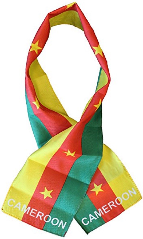 Cameroon Country Lightweight Flag Printed Knitted Style Scarf 8"x60" | eBay
