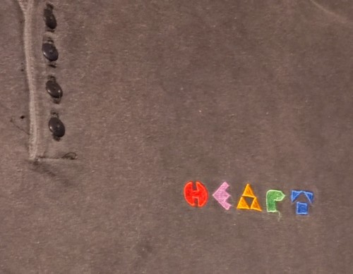 Heart 1990 Embroidered Tour Shirt XL Button Collar Super Rare | eBay ...
