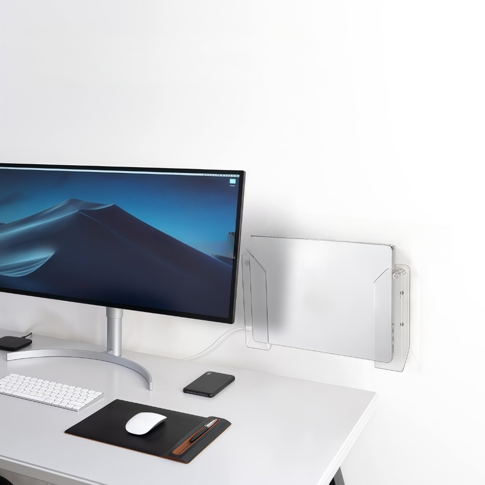 For Home Office Laptop Wall Mount Space-saving Design Screw Mounting ...