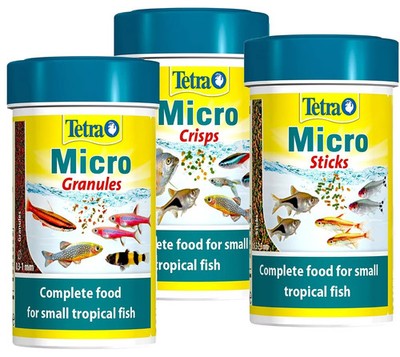 TETRA MICRO GRANULES MICRO STICKS MICRO CRISPS 100ML AQUARIUM FISH FOOD | eBay UK