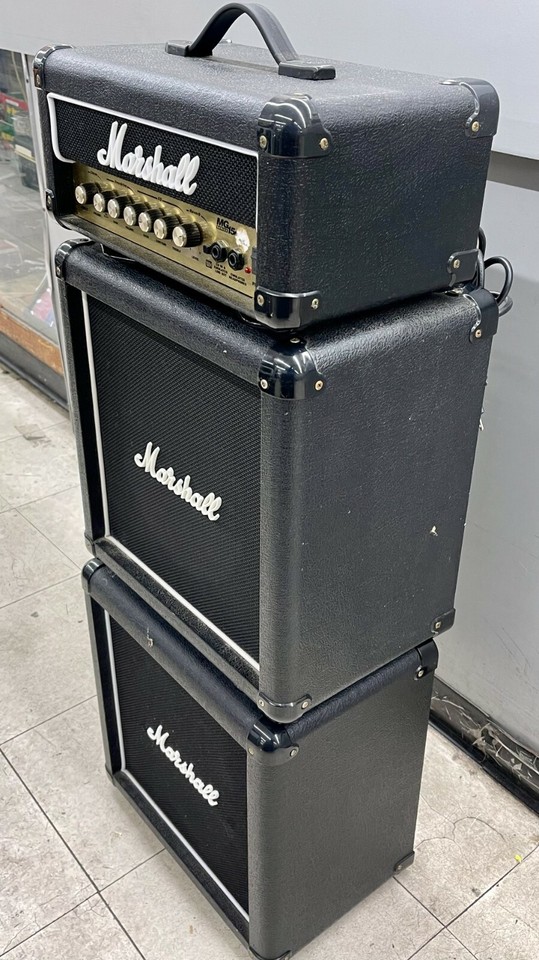 Marshall Lead Guitar Amp Amplifier MG15MSII Mini Micro Full Stack *No ...