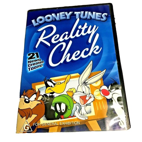 Looney Tunes Cartoons Reality Check DVD PAL Family TV Bugs Taz Daffy ...