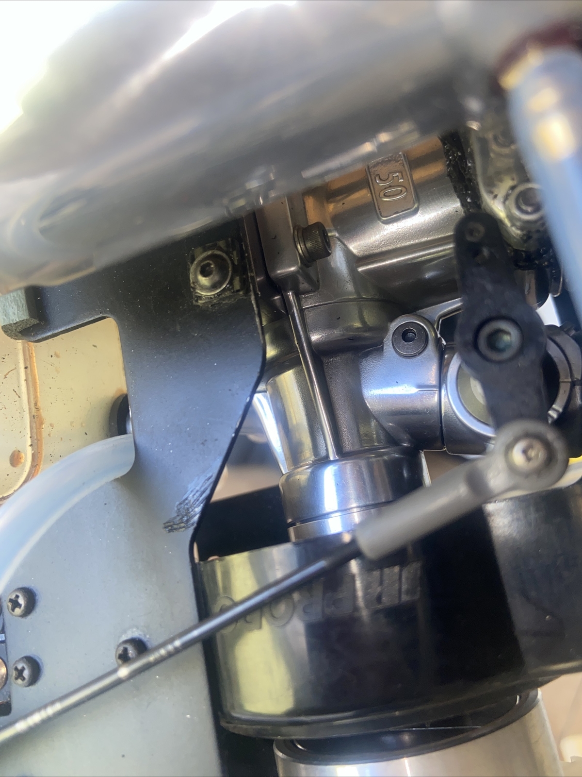 JR PROPO ERGO 50 With A OS 50SX ENGINE HELICOPTER WITH REMOTE XP8103 | eBay