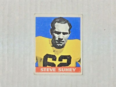 1948 LEAF FOOTBALL COLOR STEVE SUHEY CARD #2 | eBay