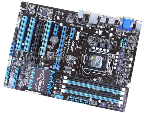 ASUS B75 Motherboard P8B75-V LGA 1155 Socket, Intel B75 Chipset DDR3 ...