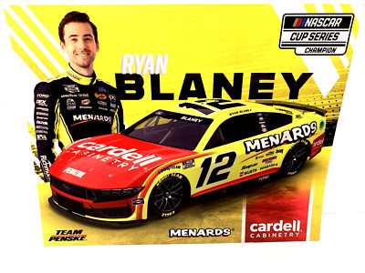 2024 RYAN BLANEY TEAM PENSKE CARDELL #12 DARKHORSE NASCAR CUP SERIES ...