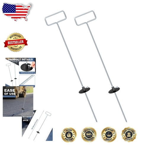 Versatile Asphalt Depth Gauge Set - 28.54 Inch Precision Tools for ...