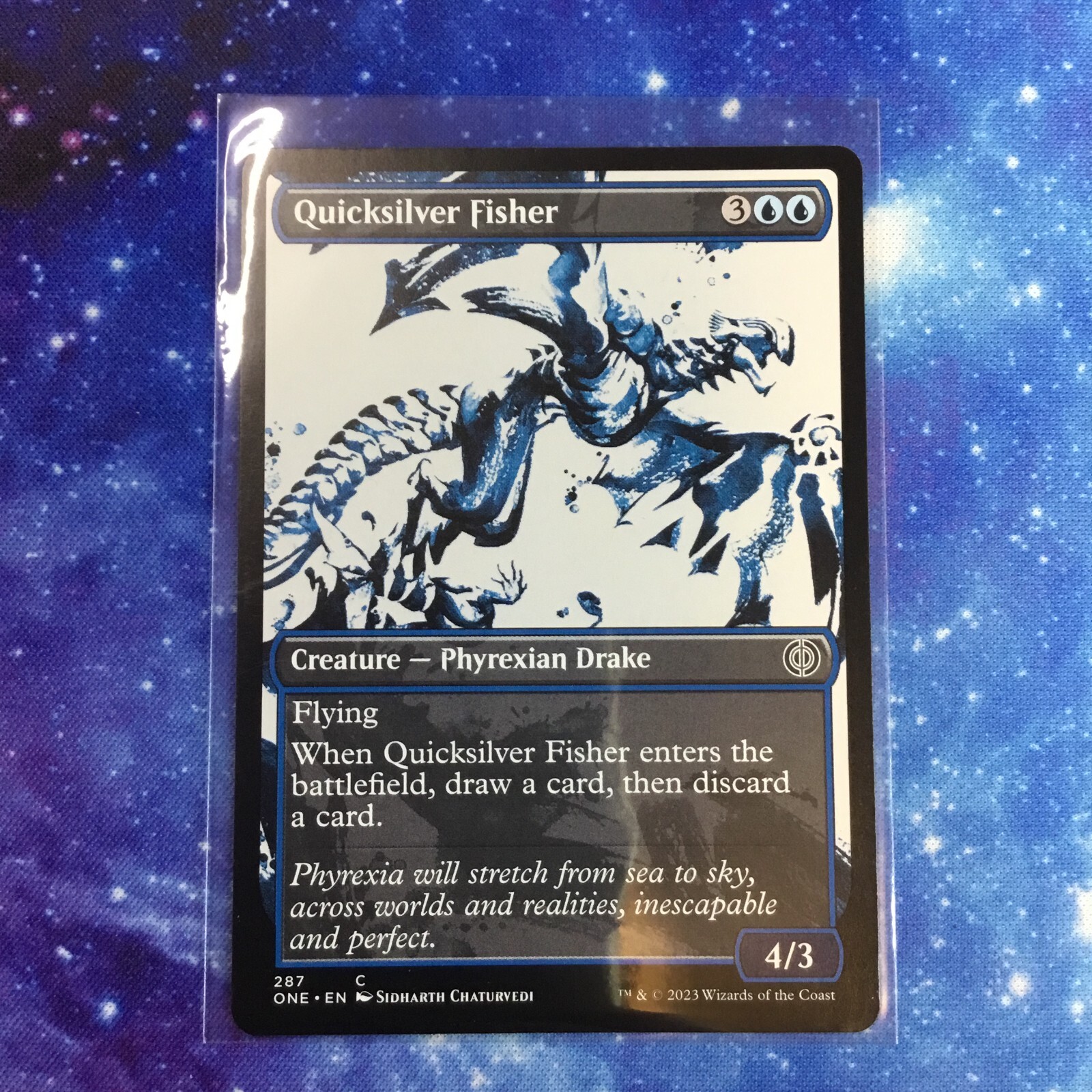 4x Quicksilver Fisher - Showcase - 287 (All Will Be One) ONE BASE MTG ...