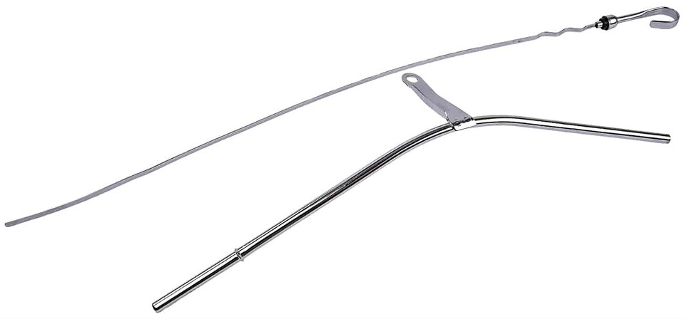 JEGS 52283 Chrome Engine Oil Dipstick Fits 1982-1993 305-350 GM F-Body ...