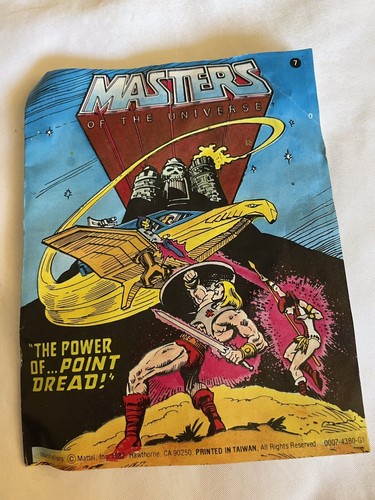The Power of Point Dread 1982 Mini Comic He-Man Masters of the Universe ...