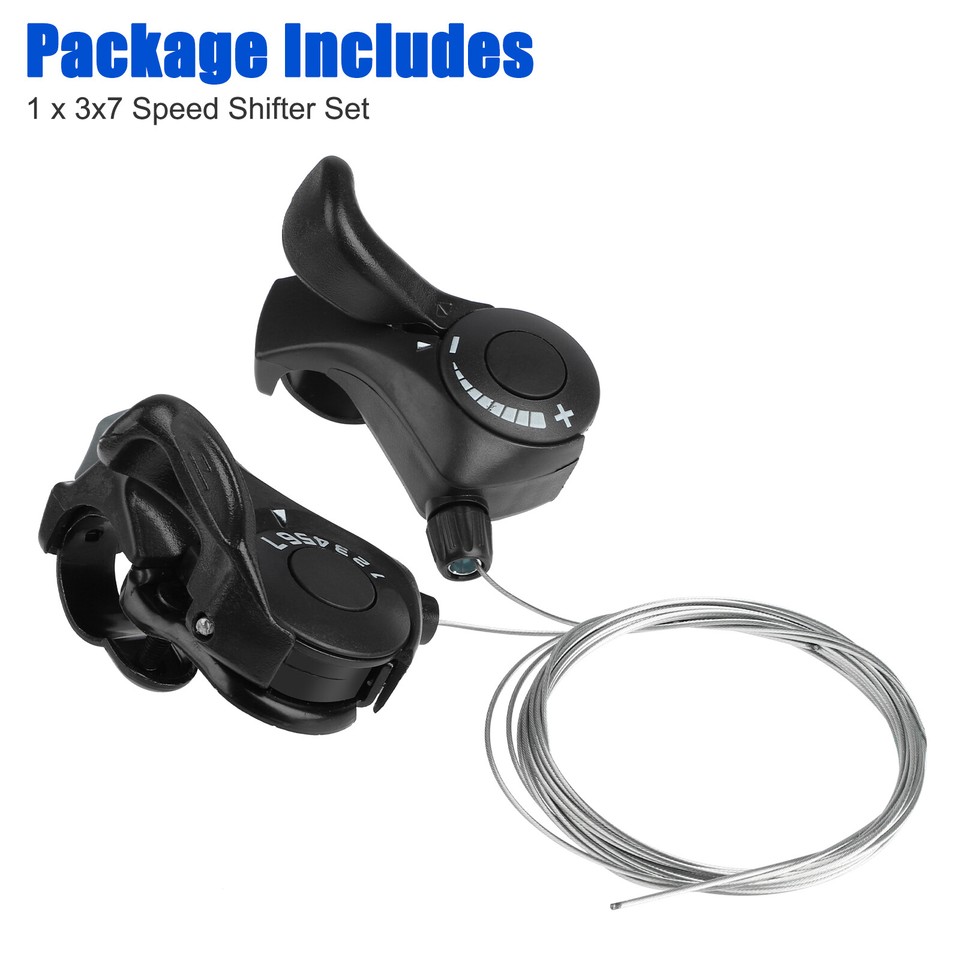 2Pcs 21 Speed Shifter for MTB Mountain Road Bicycle Shifter Bike Thumb ...