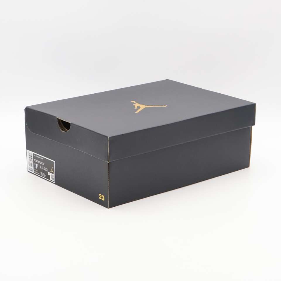 553558-140 Nike Air Jordan 1 Low Black White Alternate Royal Toe Blue ...