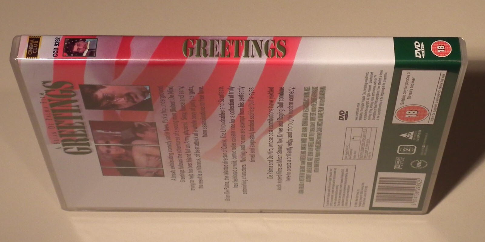 Greetings (1968) [Cinema Club] Brian De Palma, Robert De Niro (DVD ...