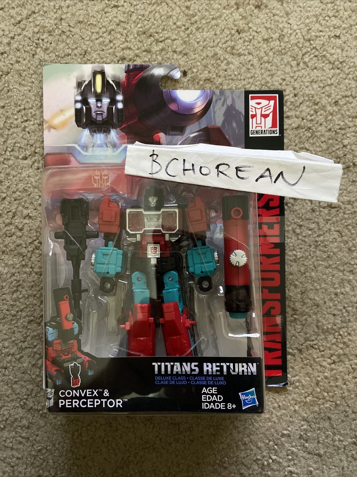 Transformers Perceptor Titans Return Figure Deluxe Class 2017 Hasbro ...