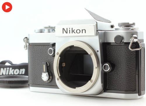 [Near MINT+ Strap] Tested Nikon F2 Eye Level Silver Film Camera Body ...